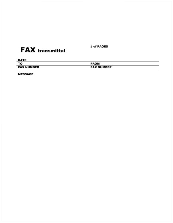 20 Free Fax Cover Templates / Sheets In Microsoft Office DocX
