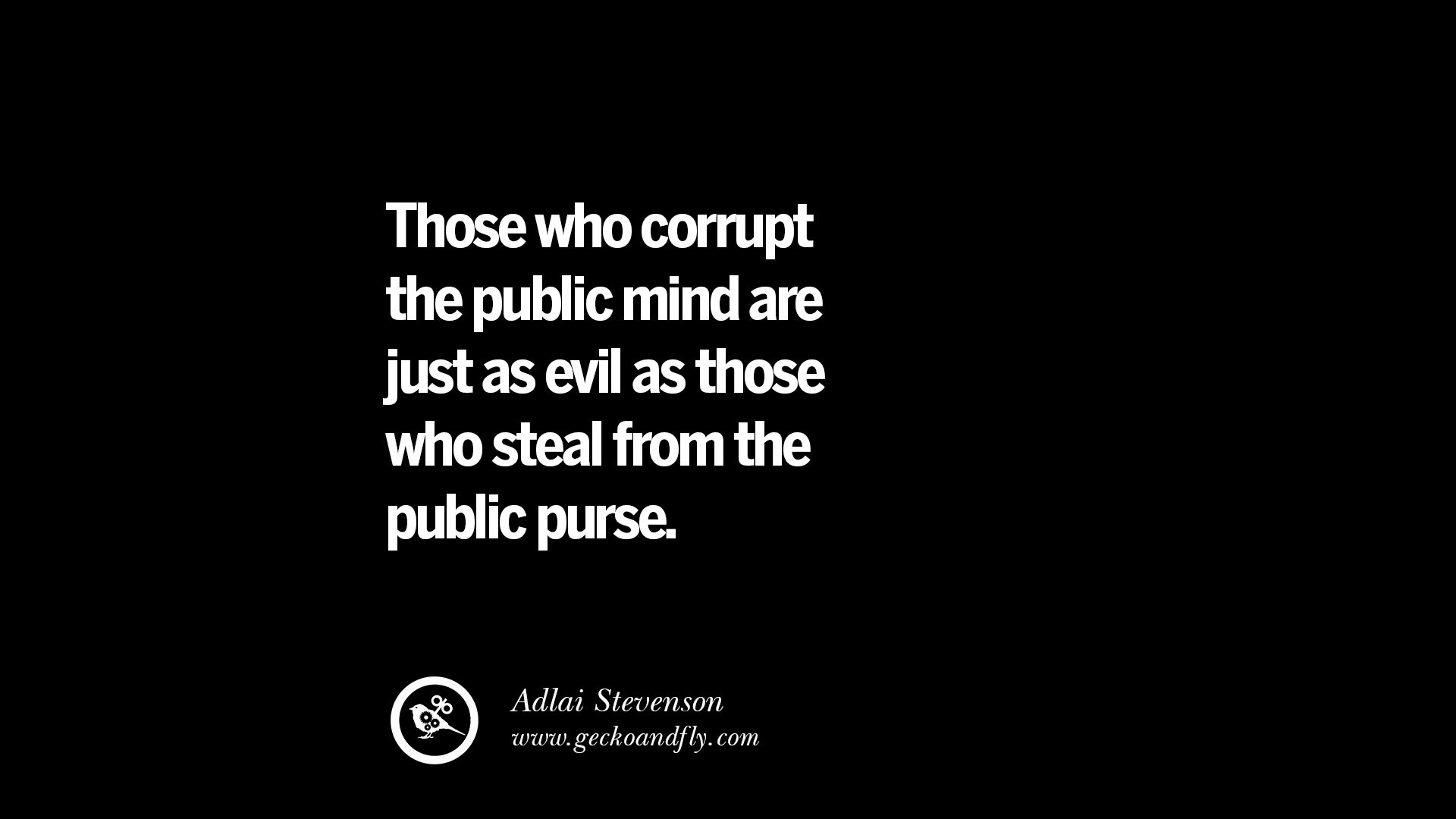 Famous Bribery Quotes