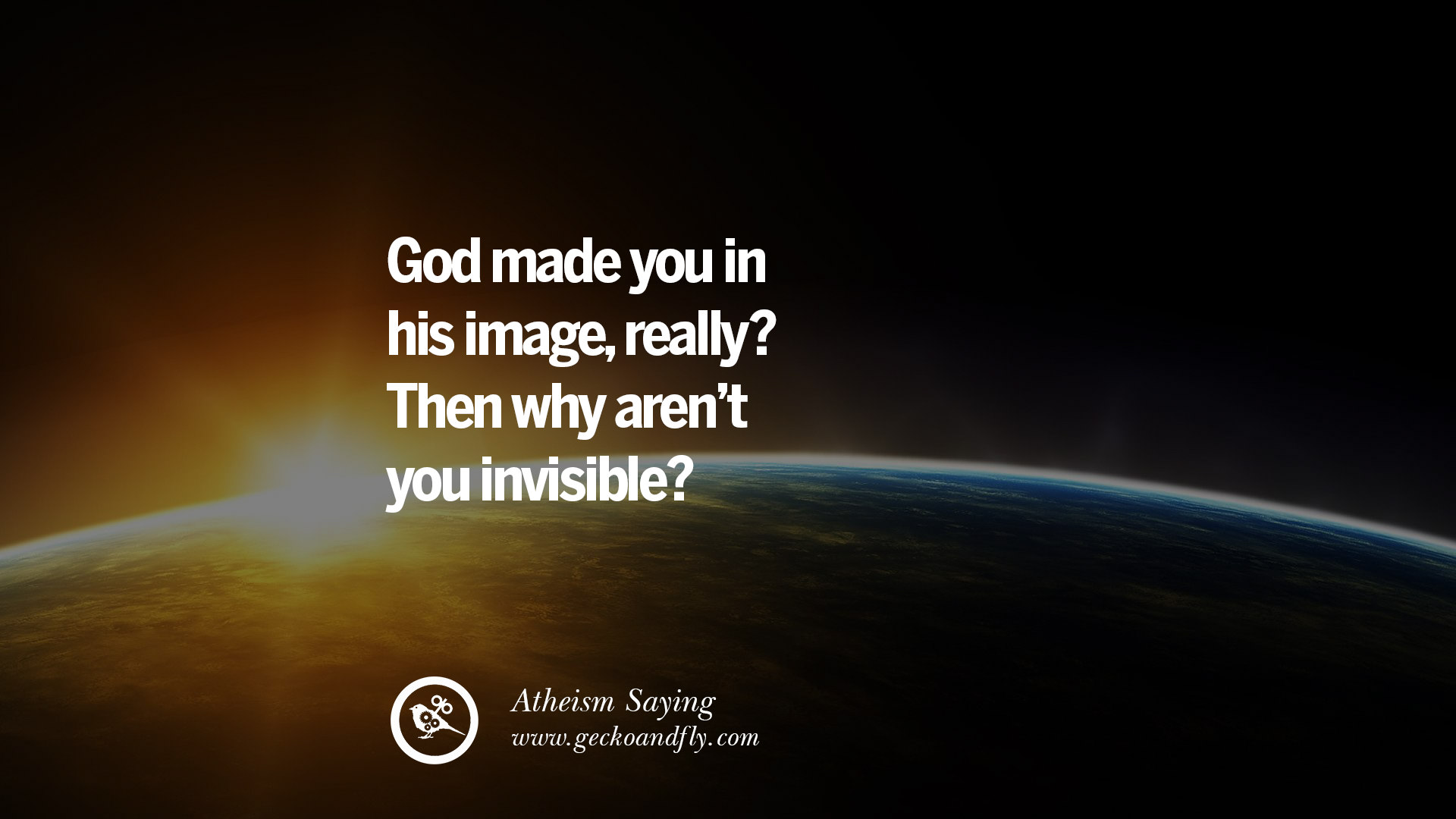 42 Funny Atheist Quotes About God's Existence, Fate And Life