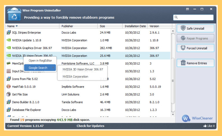 12 Free Microsoft Windows Uninstaller Utilities - Remove All Files And ...