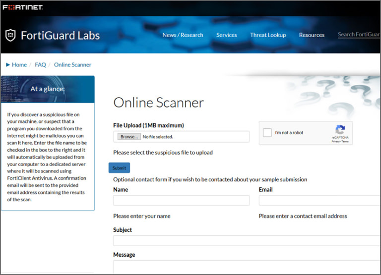 10 Online File & URL Antivirus Scanners With Multiple Engines