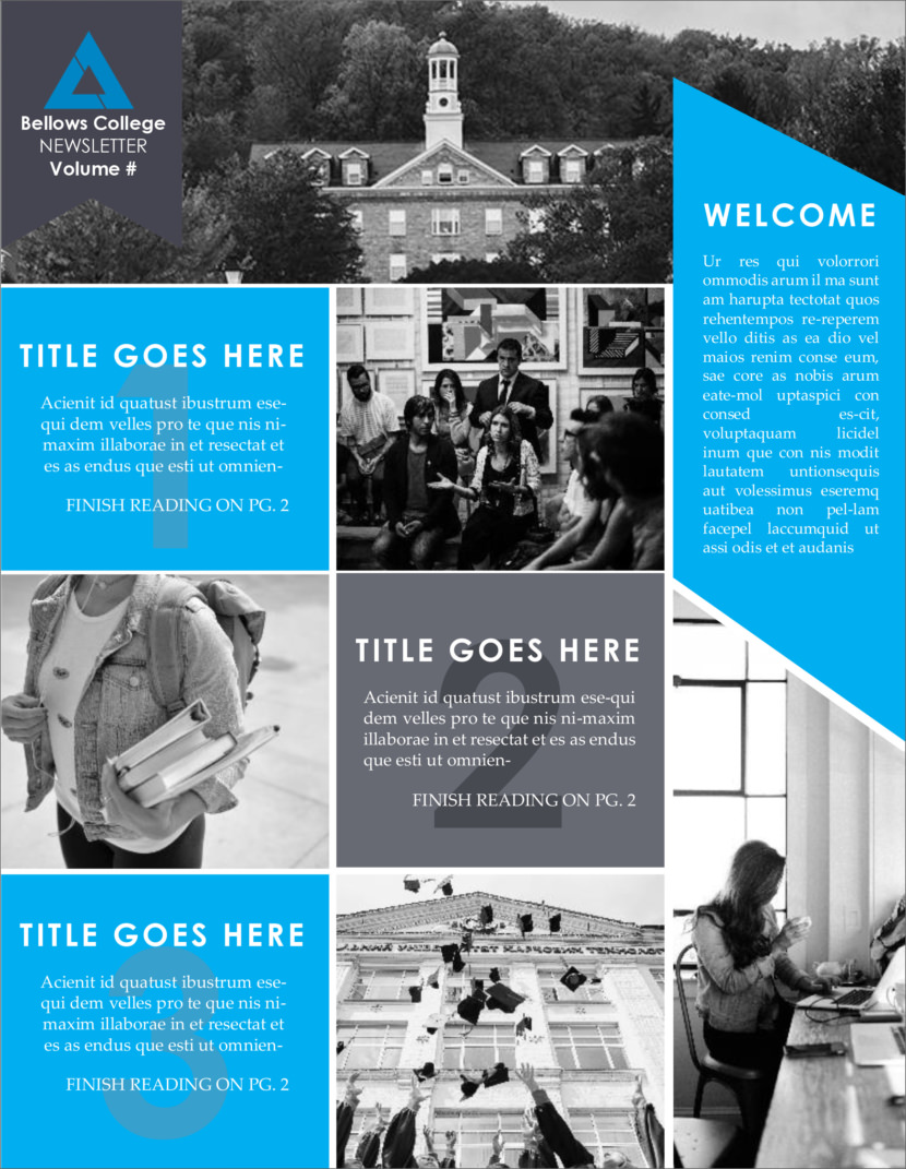 Newsletter Templates For Pages Apobali