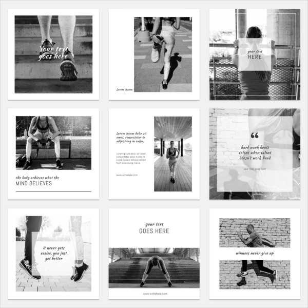 19 Free Instagram Square Templates For Social Media Influencers