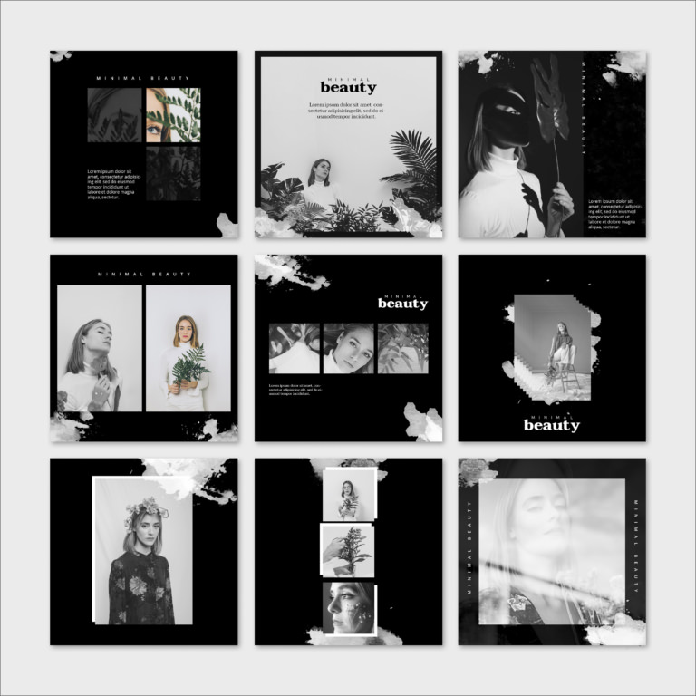 19 Free Instagram Square Templates For Social Media Influencers