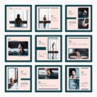 34 Free Instagram Square Templates For Social Media Influencers