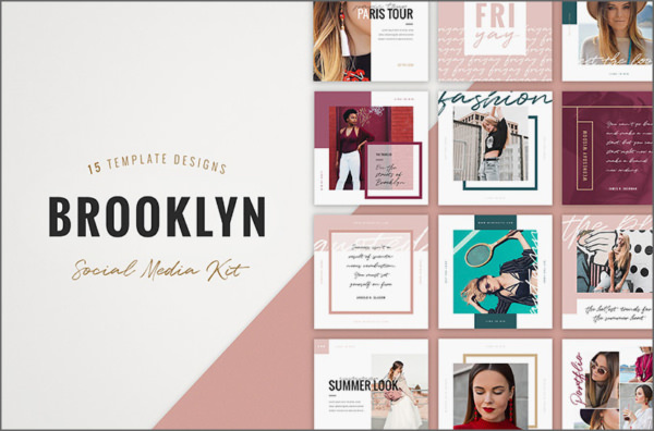 19 Free Instagram Square Templates For Social Media Influencers