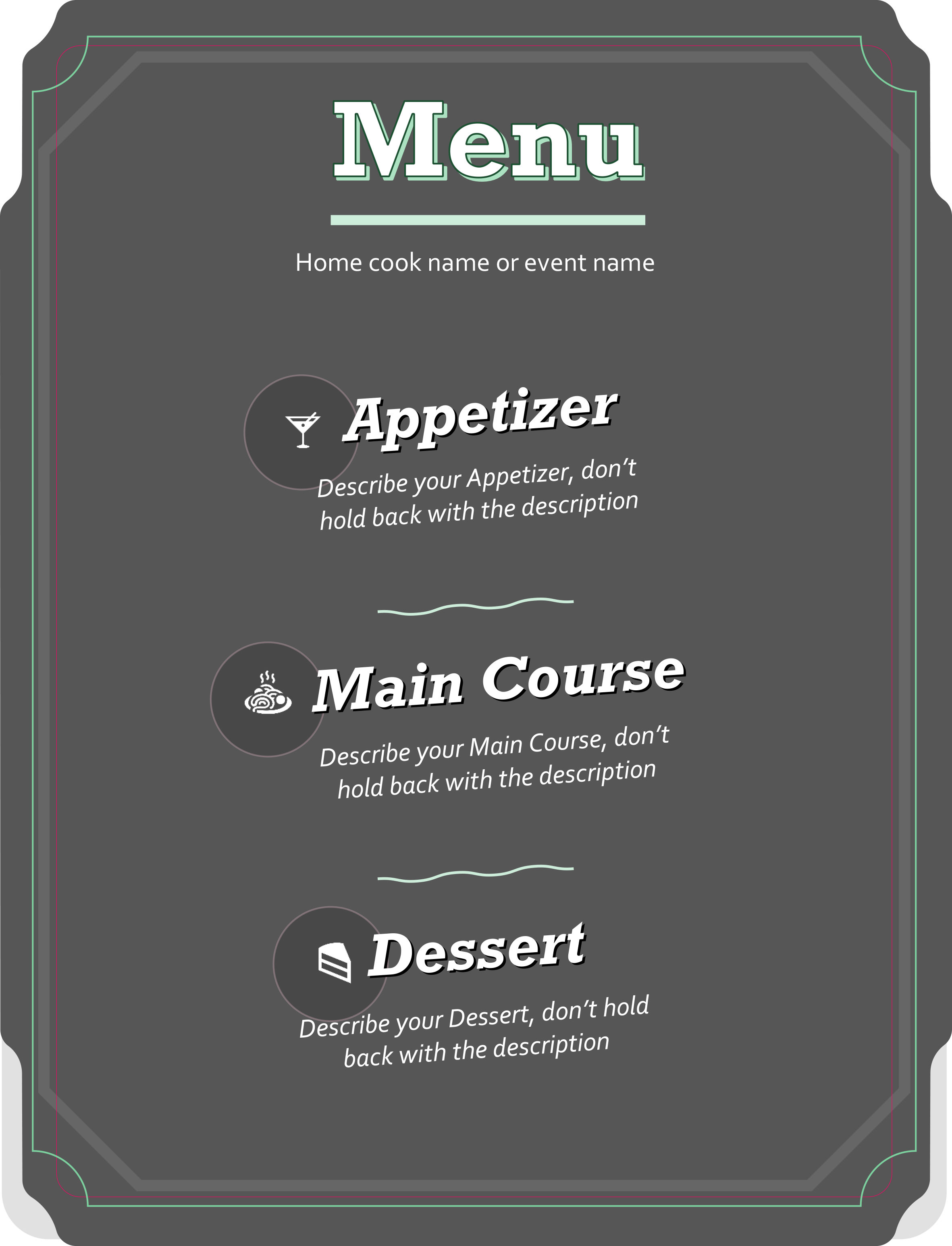 38 Free Simple Menu Templates For Restaurants, Cafes, And Parties