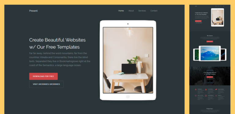 50 Free Best Landing Page Templates - App, eCommerce, Education, Coming ...