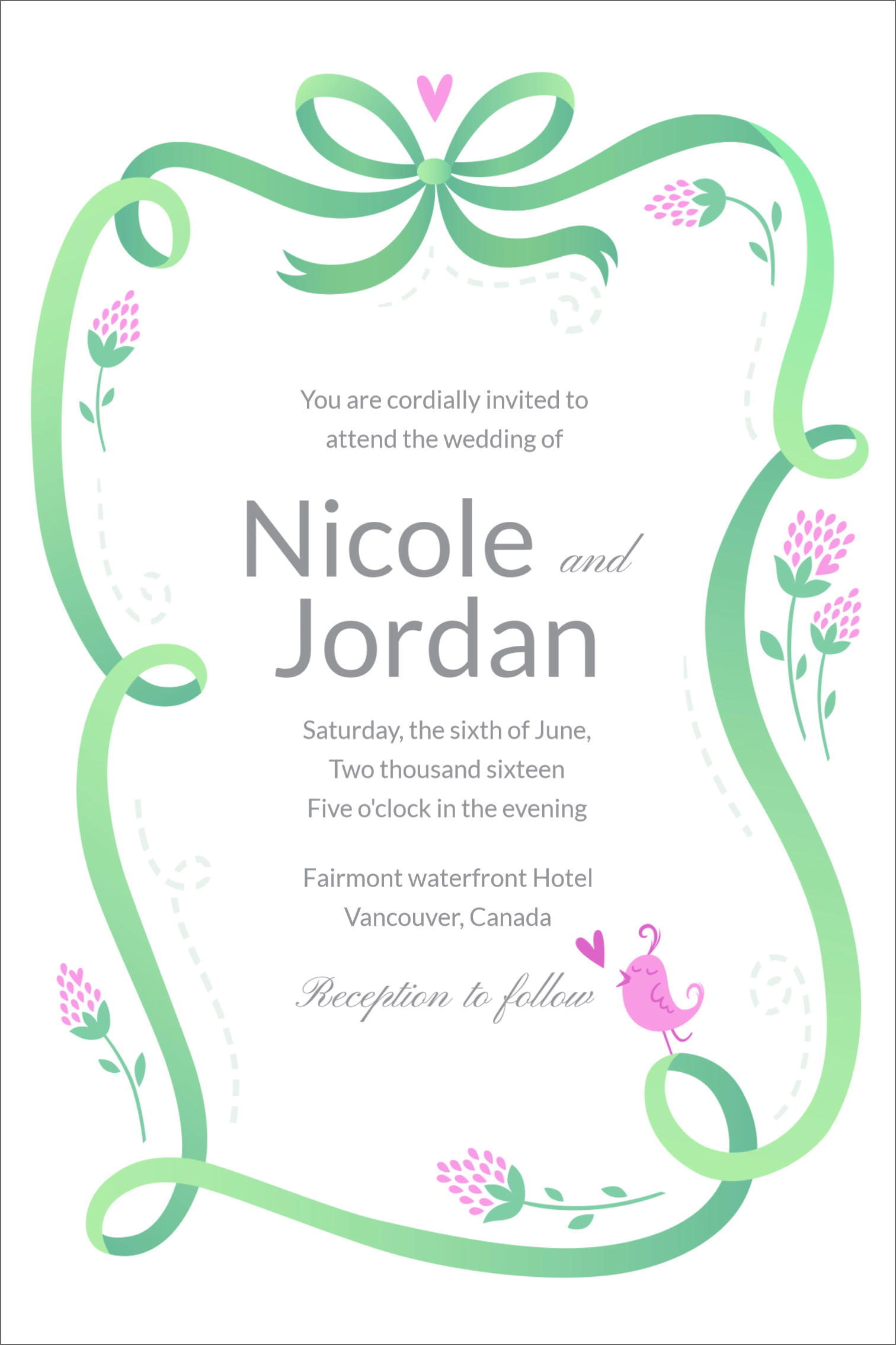 20 Free Wedding Invitation Template Cards - Printable And Editable PSD