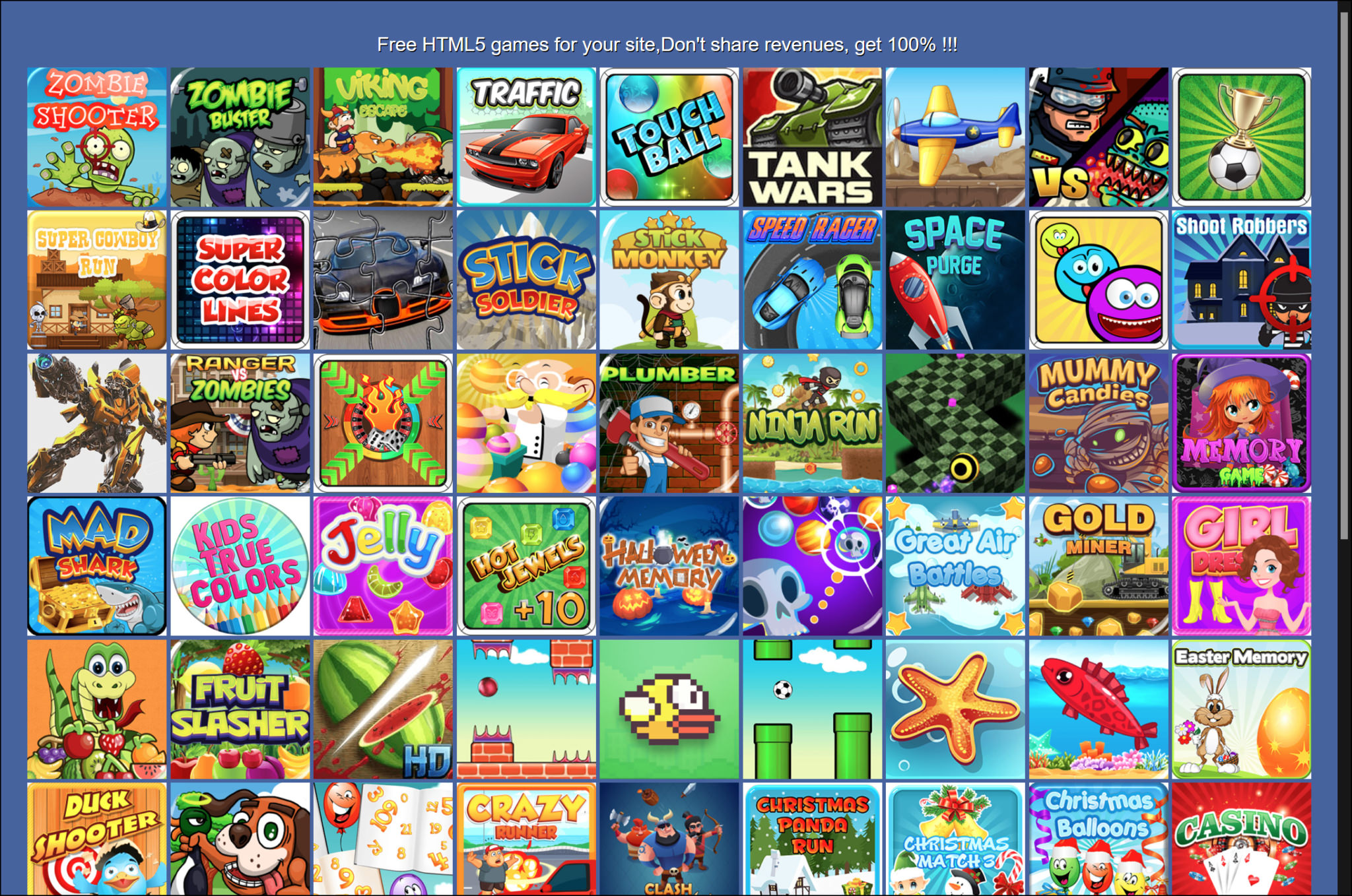 14 Sites With 1000s Free HTML5 Games Unblocked