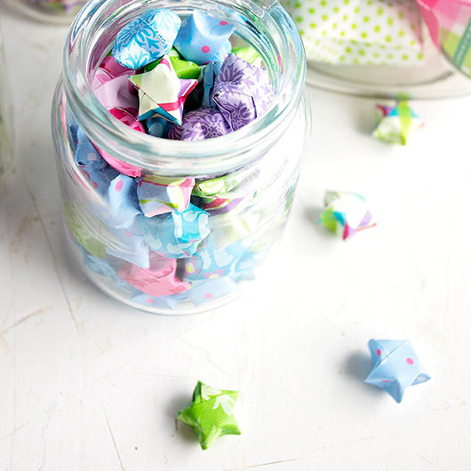 4 FREE Printable A4 Lucky Star Origami Strips