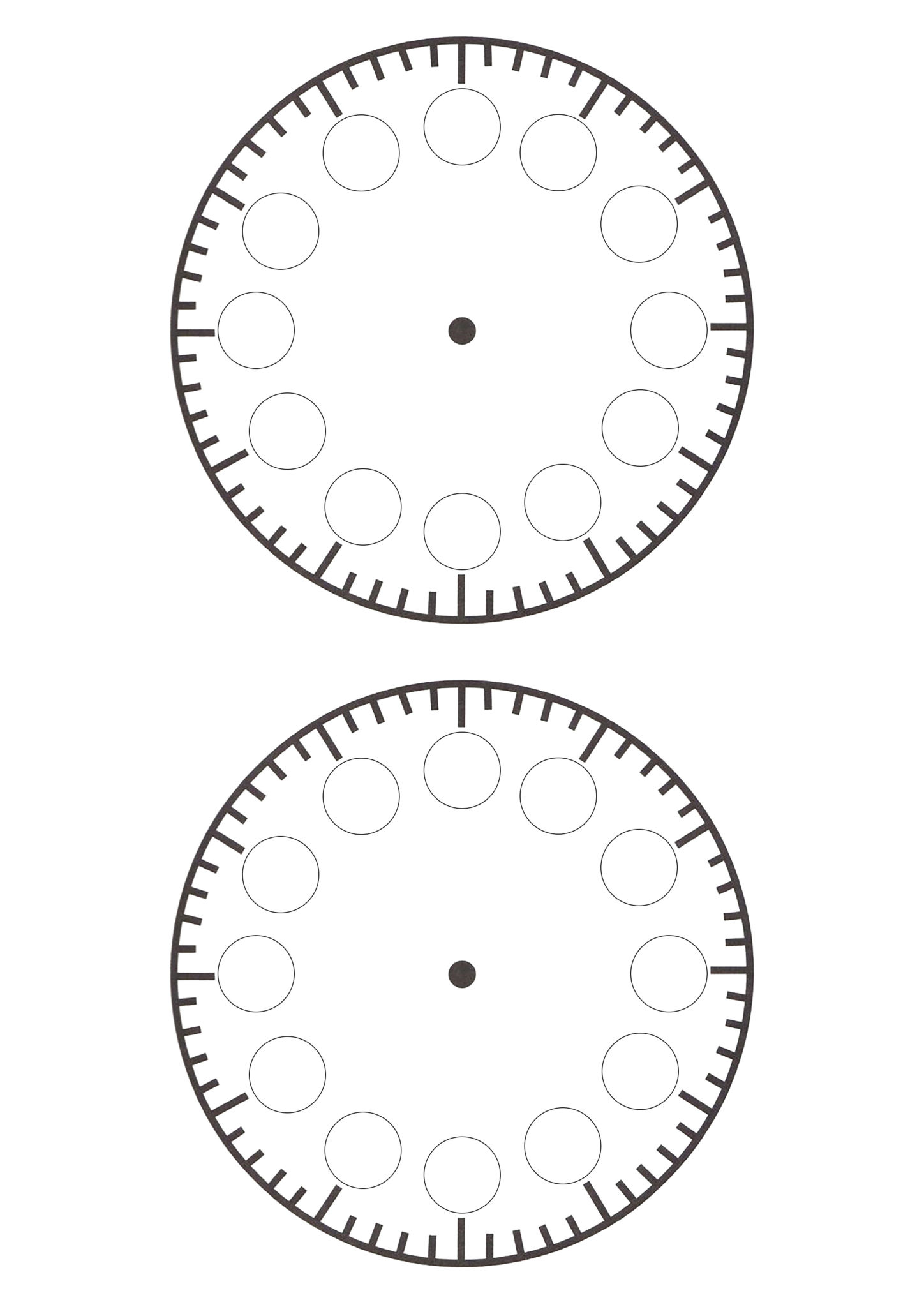 Printable Telling Time Worksheets And IKEA TROMMA Clock Face Template