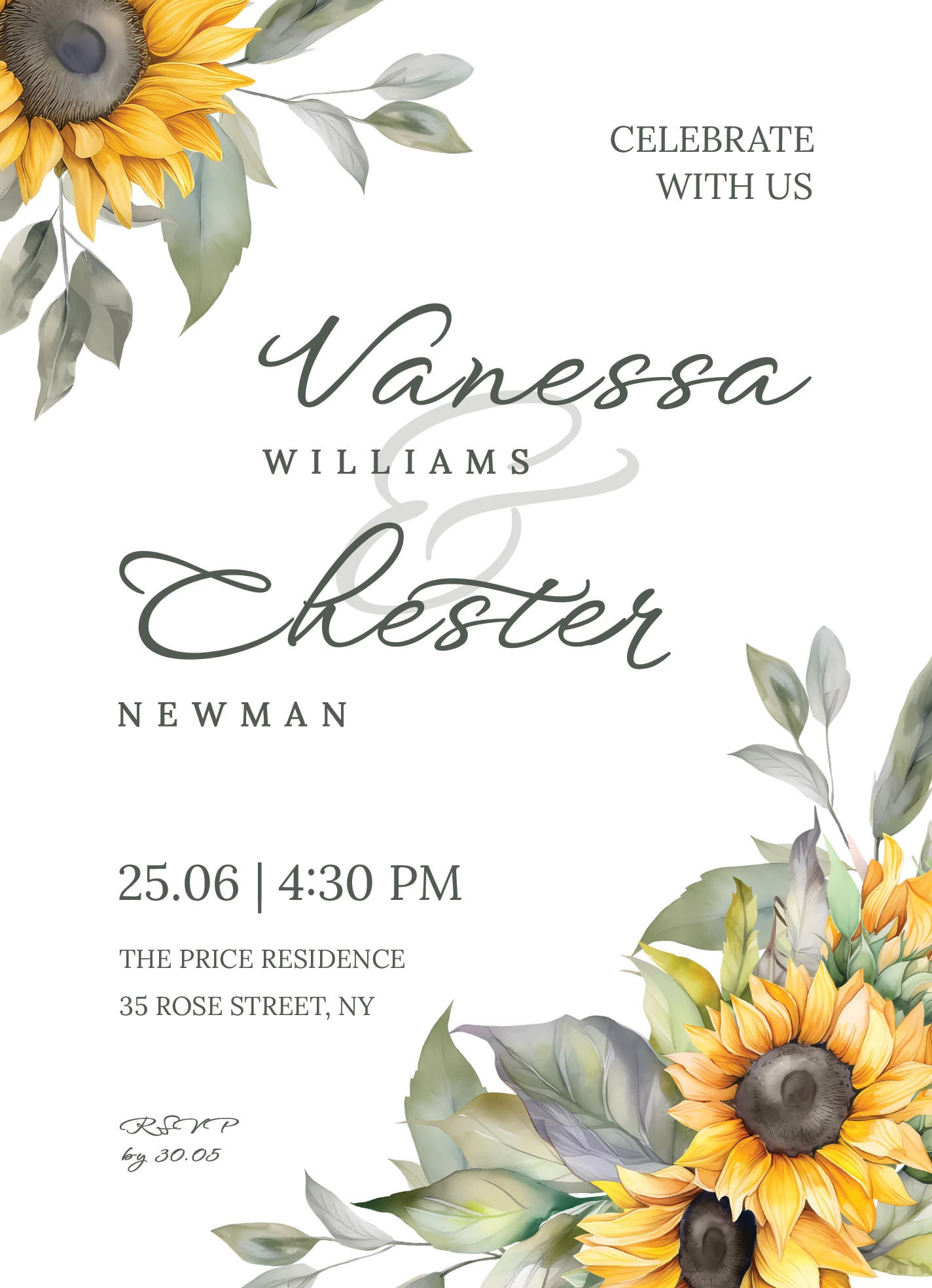 16 Free Wedding Invitation Template Cards - Printable And Editable