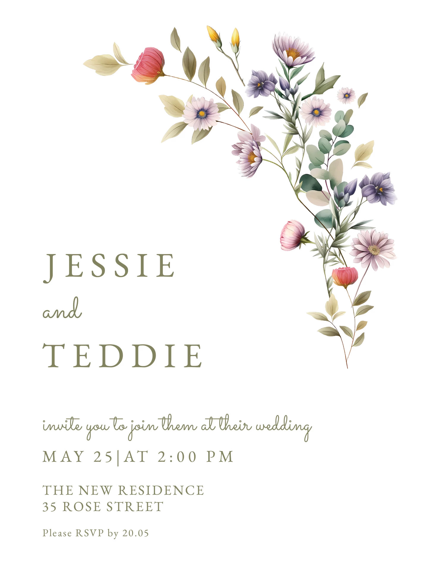 16 Free Wedding Invitation Template Cards - Printable And Editable