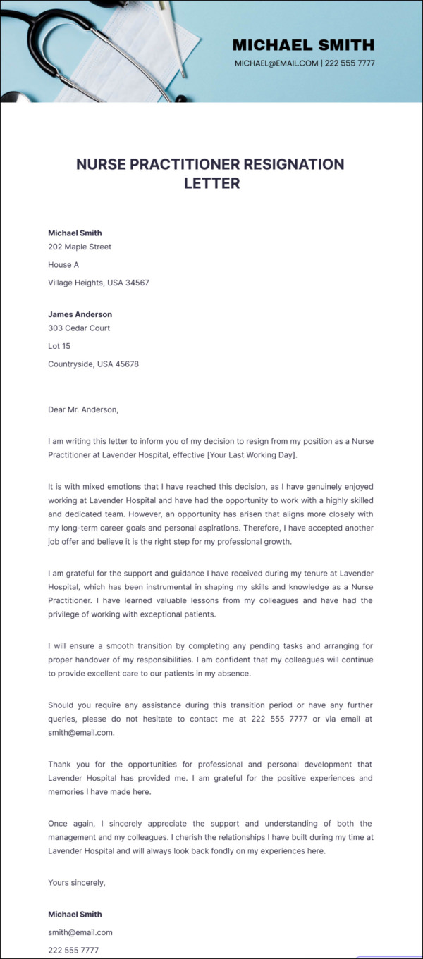 23 Free Editable Simple Resignation Letter Templates
