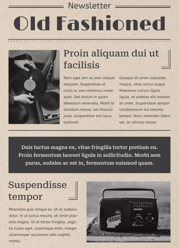 40 Free Printable A4 Newsletter Templates For School And Community ...